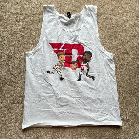 District | Tops | University Of Dayton Bitmoji Basketball Tank | Poshmark